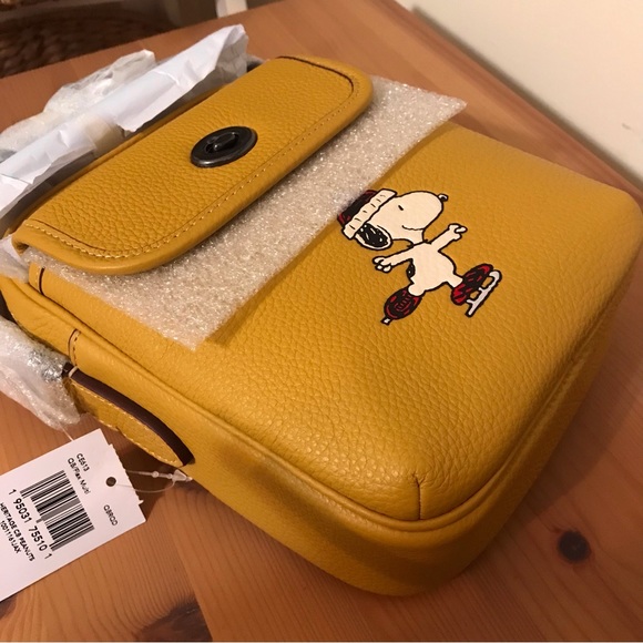 Coach | Bags | Coach X Peanuts Heritage Crossbody With Snoopy Motif ...